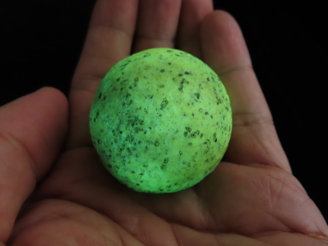 Large Thai Buddhist 42mm Green Color Natural Luminous Glow in Dark ...