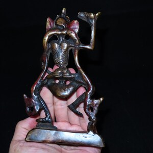 Old Nepal Tibet Bronze Chitipati / Shri Shmashana Adhipati Statue - Etsy