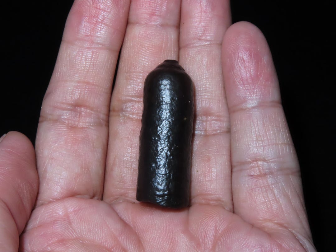 Thai Buddhist Natural Leklai Sacred Stone Black Jingang Raw Energy ...