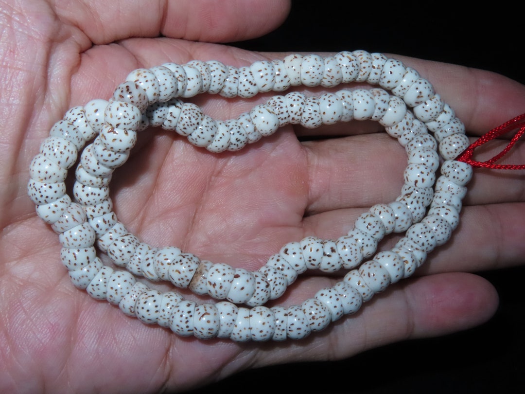 Nepal Tibet Buddhist 108 Miter Cut Star Moon Bodhi Mala Prayer Rosary ...