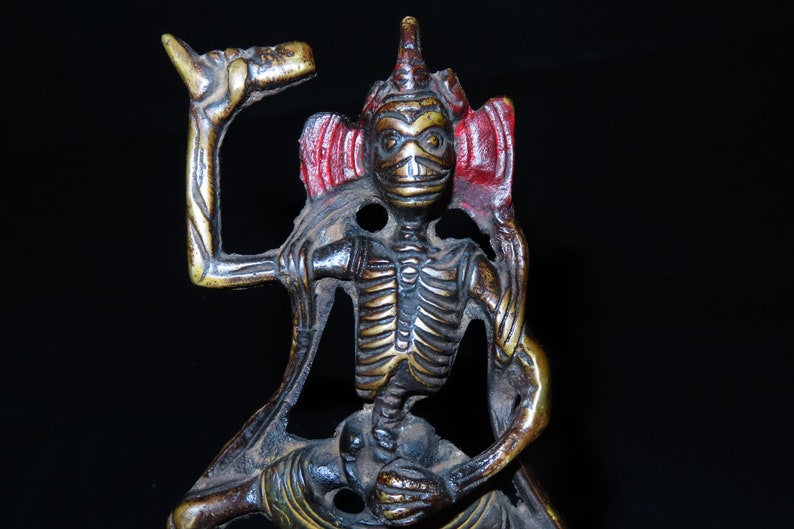 Old Nepal Tibet Bronze Chitipati / Shri Shmashana Adhipati - Etsy