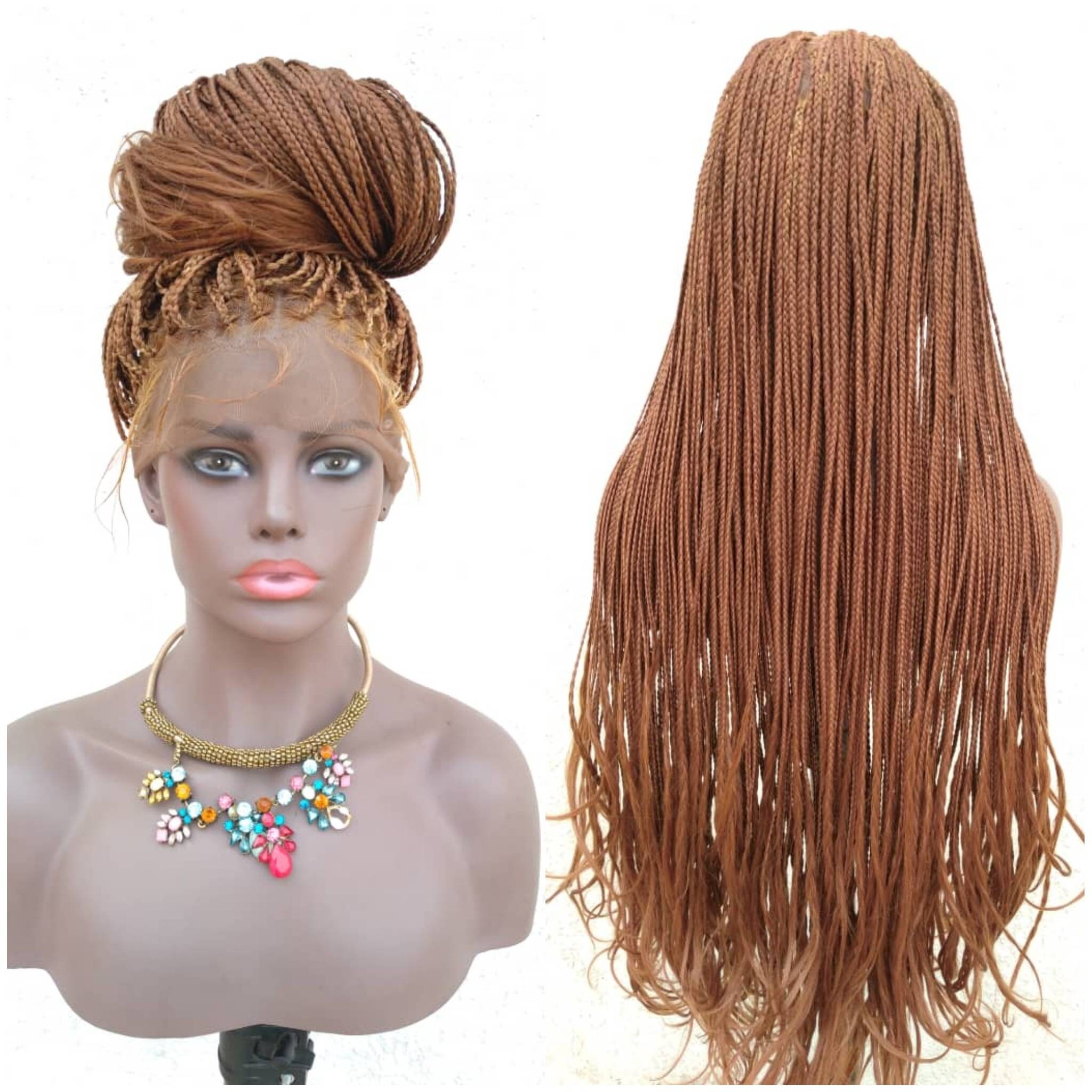 Medium Box Braids With Curly Ends