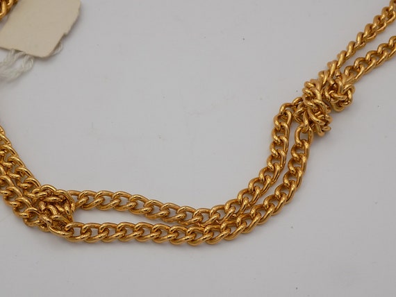 Vintage belt, 80s, Paris Vintage, Gold chain, GALERIE… - Gem