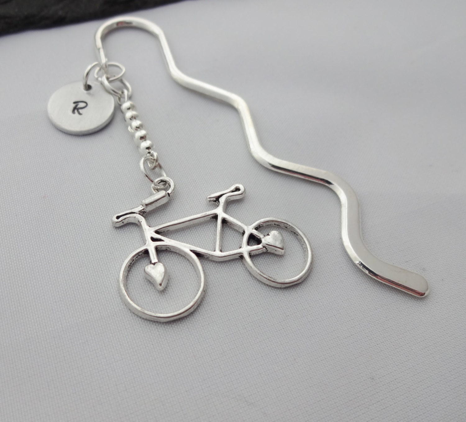 Initial Bike Bookmark Bicycle Bookmark Bike Bookmark Initial | Etsy UK
