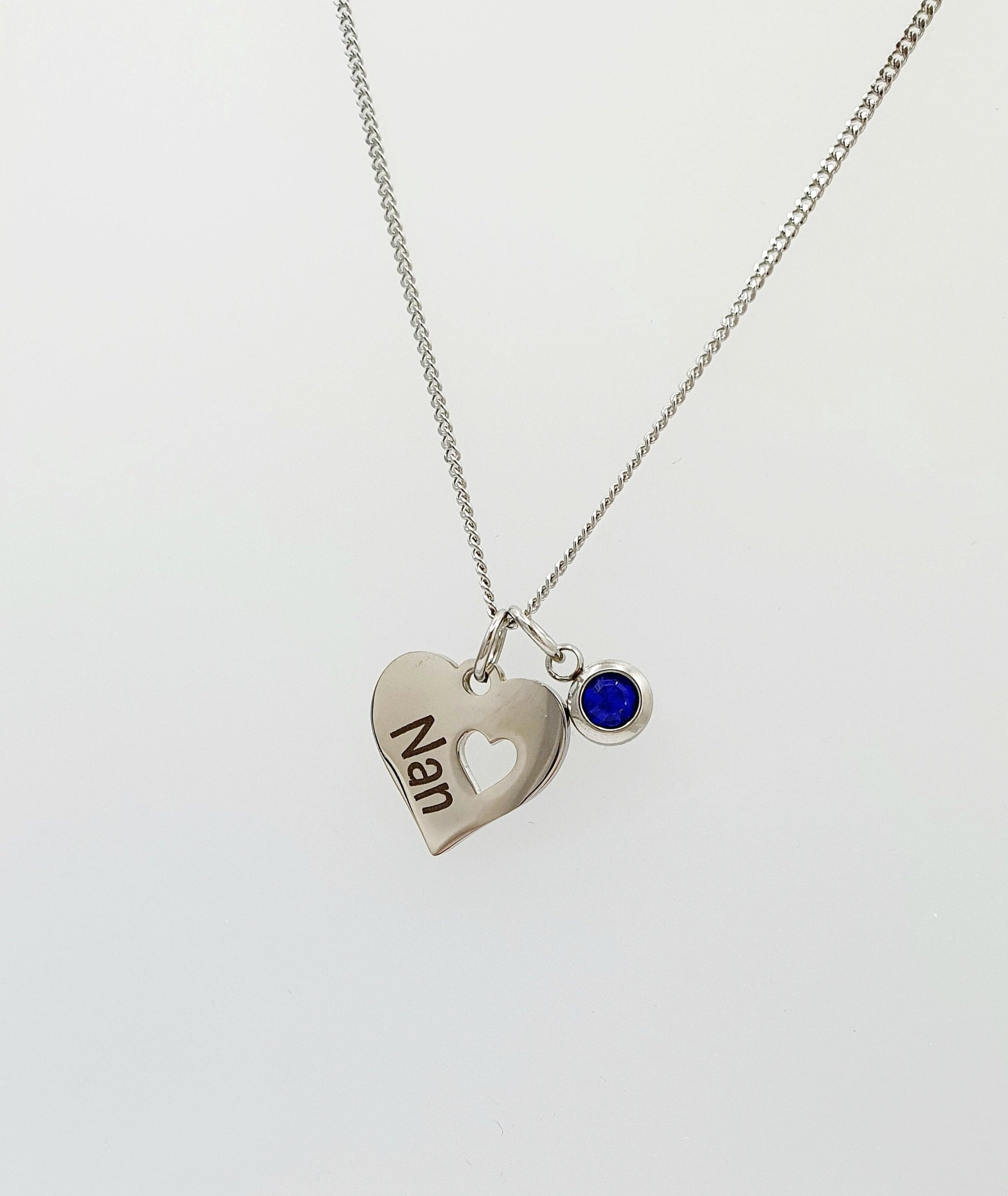 Nan Necklace Gran Gifts Heart Necklace Nan Birthday Gifts Nain Jewellery Nanny Gift Gift for Grandma Gran Necklace Nana Gift Etsy