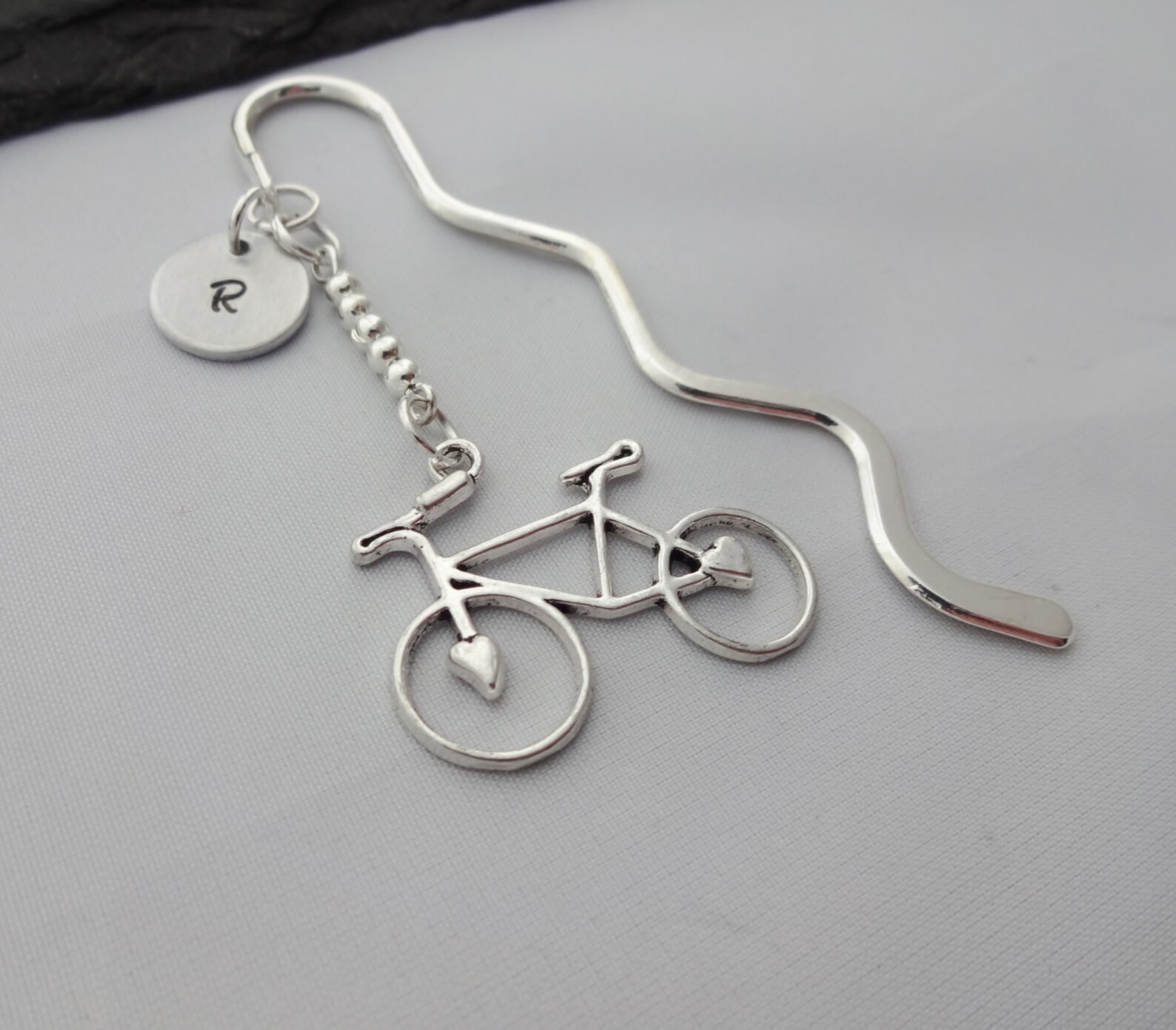 Initial Bike Bookmark Bicycle Bookmark Bike Bookmark Initial | Etsy UK