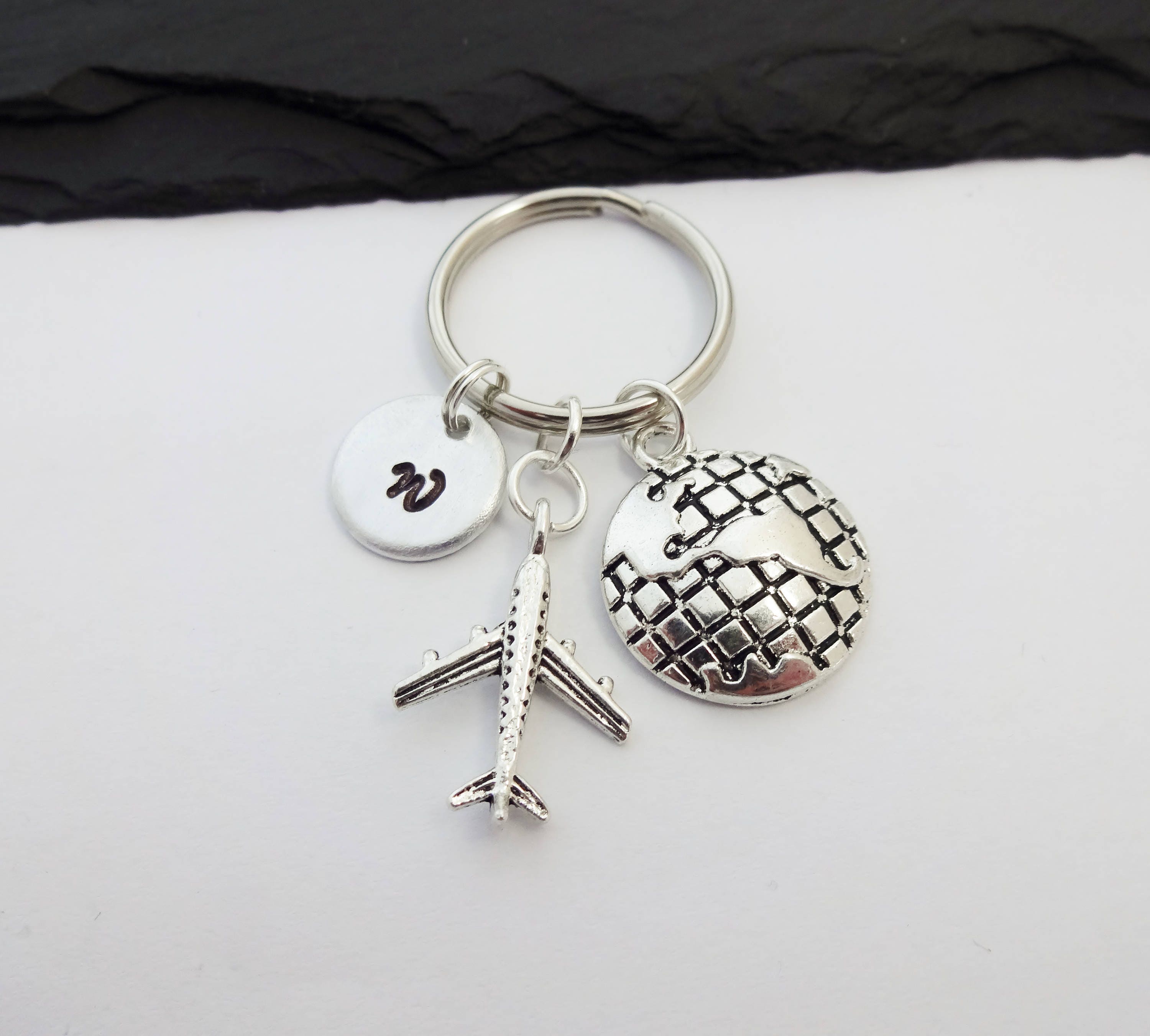 Pilot Keyring Travel Keychain Pilot Gift Plane Keyring - Etsy UK