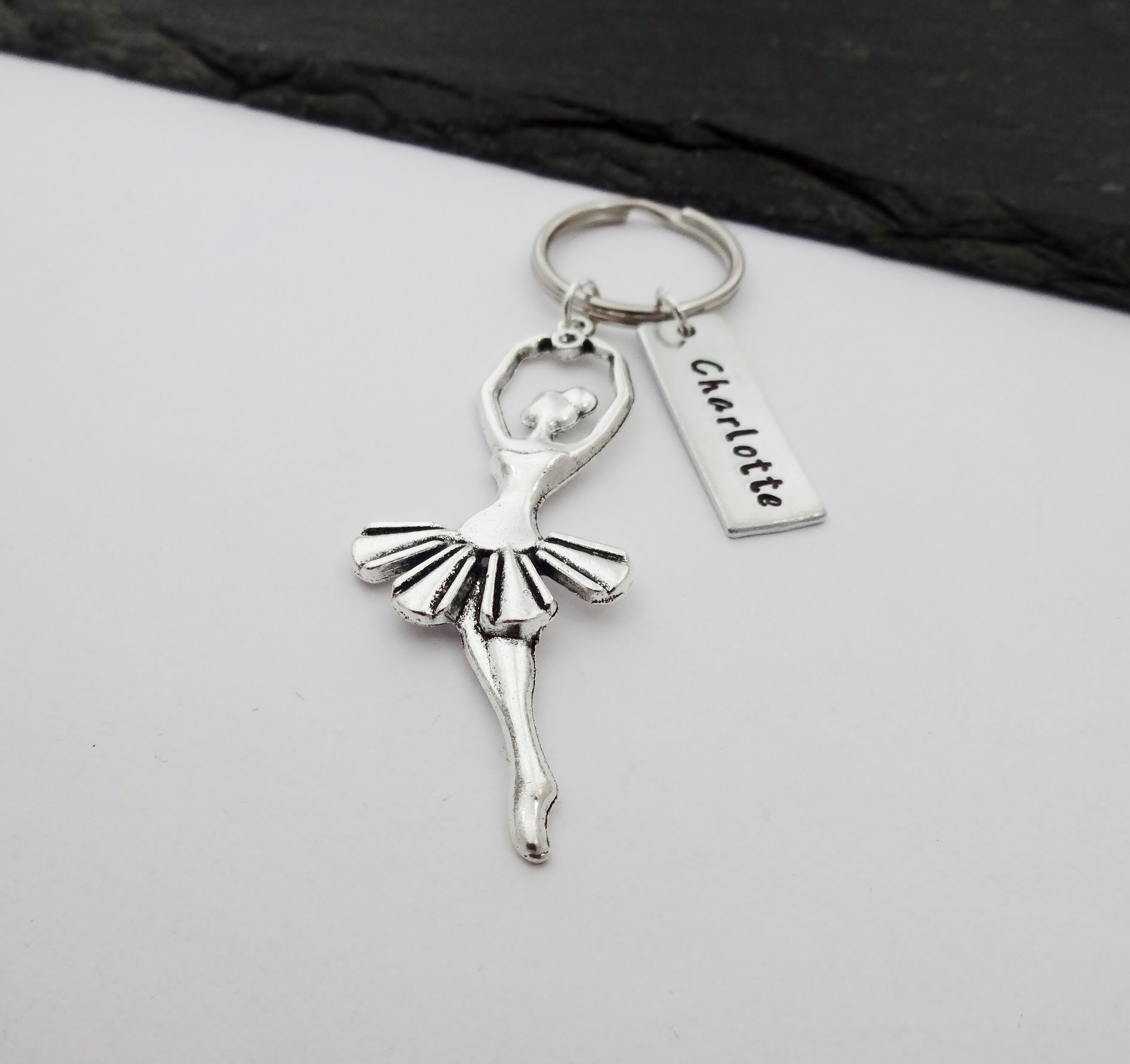 Ballet Keyring, Ballerina Keyring, Ballet Teacher Gift, Ballet Dancer ...