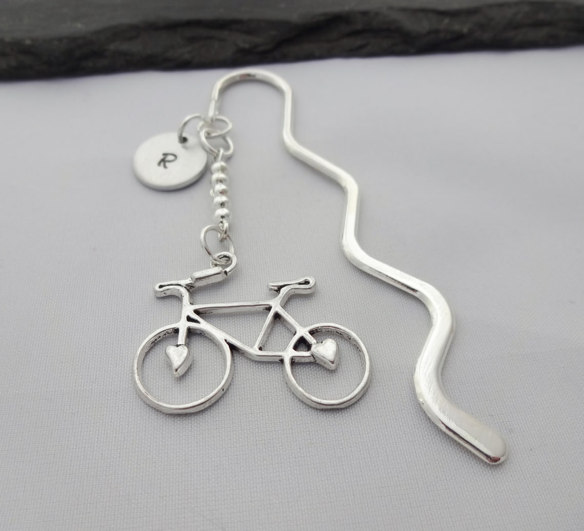 Initial Bike Bookmark Bicycle Bookmark Bike Bookmark Initial | Etsy UK