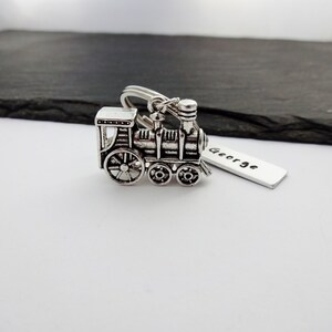 Train Keyring, Train Gifts, Name Keyring, Train Keychain, Personalised ...