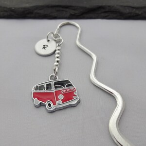 Initial Camper Van Bookmark, Camper Van Bookmark, VW Gift, Camper Van ...