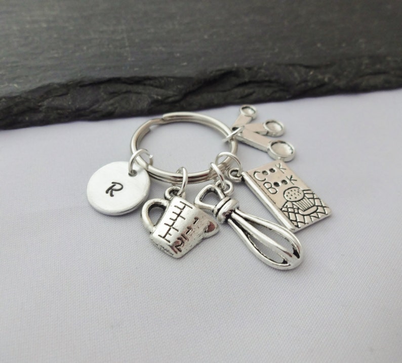 Chef Keyring, Cooking Keyring, Chef Gift, Cooking Keychain, Baking ...