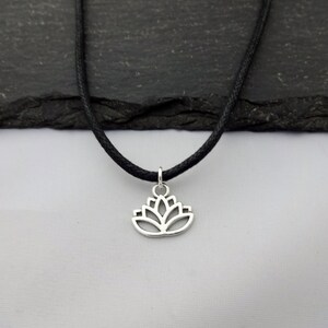Lotus Choker,flower Choker Necklace,lotus Jewelry,charm Necklace,lotus ...