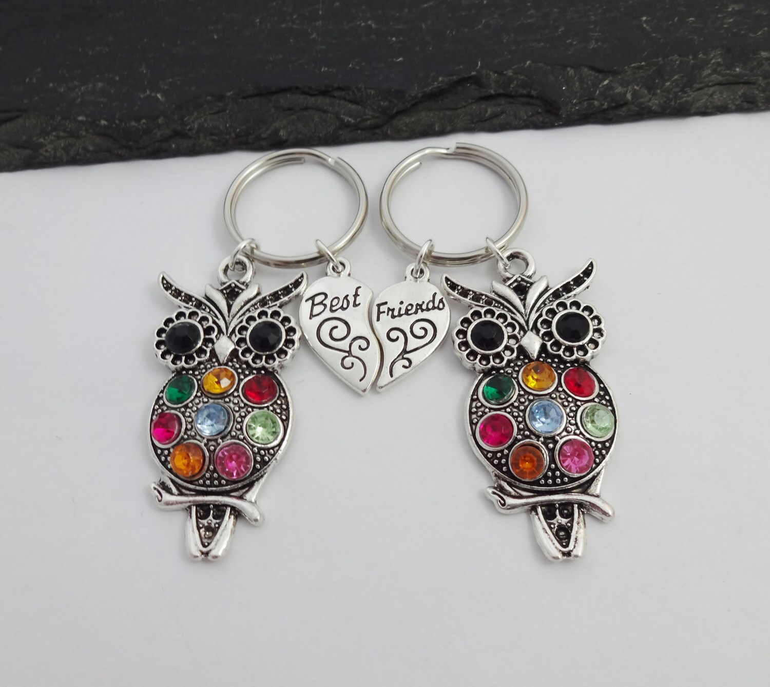Friendship Keyrings Best Friends Keyring Keyring Set Set of - Etsy