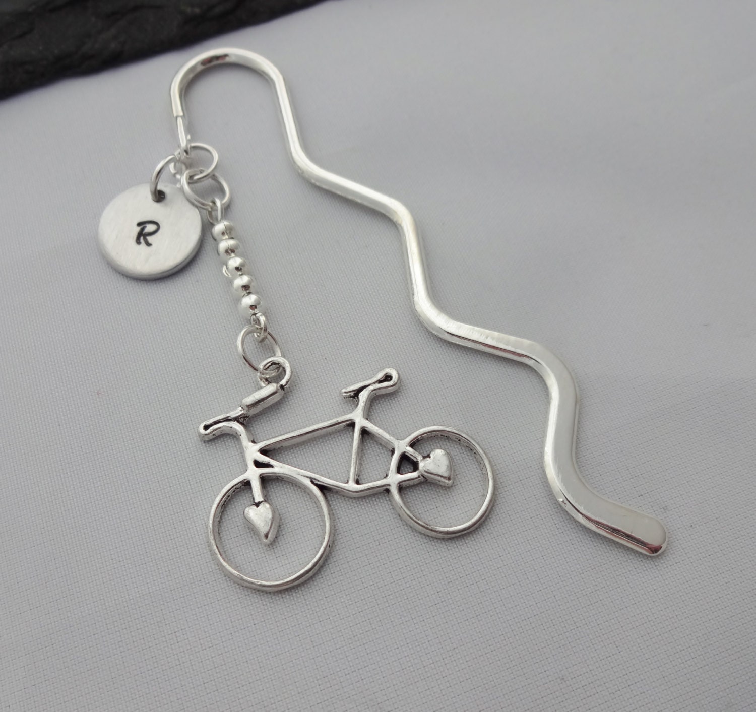 Initial Bike Bookmark Bicycle Bookmark Bike Bookmark Initial - Etsy UK