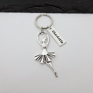 Ballet Keyring, Ballerina Keyring, Ballet Teacher Gift, Ballet Dancer ...