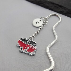Initial Camper Van Bookmark, Camper Van Bookmark, VW Gift, Camper Van ...
