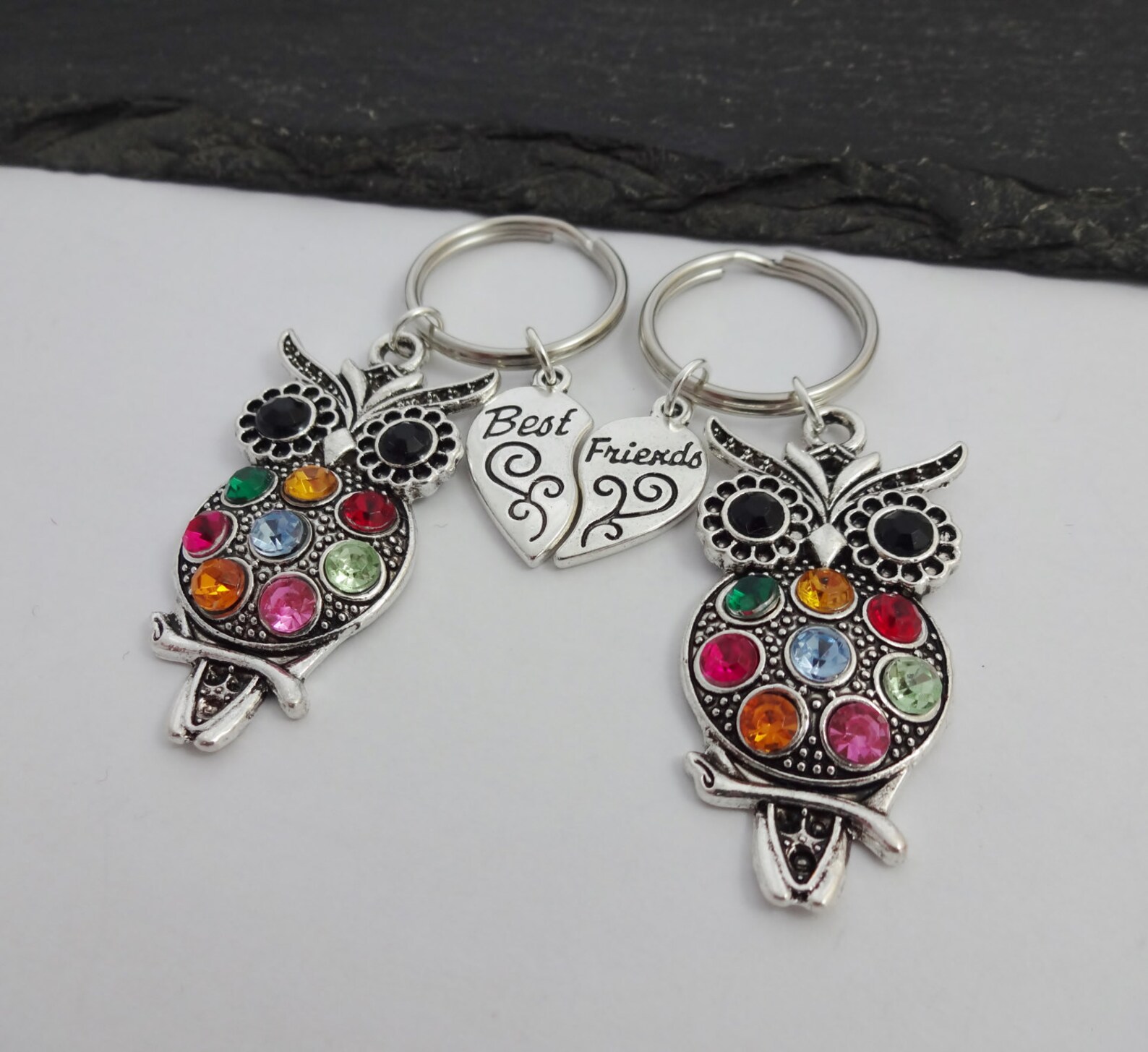 Friendship Keyrings Best Friends Keyring Keyring Set Set of - Etsy