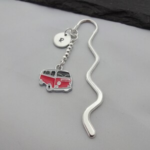 Initial Camper Van Bookmark, Camper Van Bookmark, VW Gift, Camper Van ...