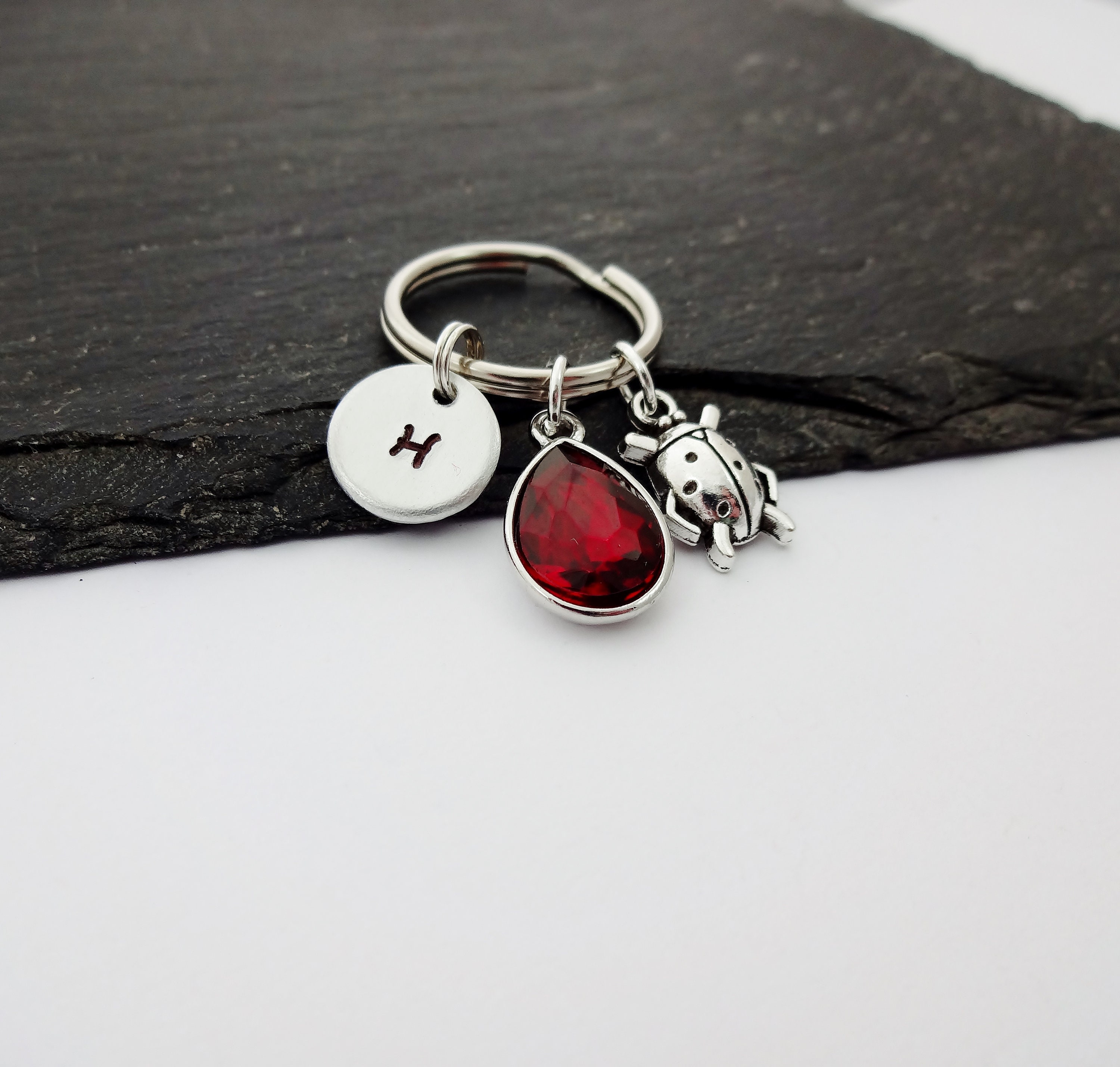 Ladybird Keyring Ladybird Gift Ladybird Keychain Hand | Etsy