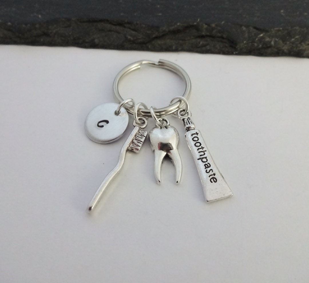 Dentist Keyring, Toothpaste, Toothbrush, Tooth, Dental Nurse, Dentist ...