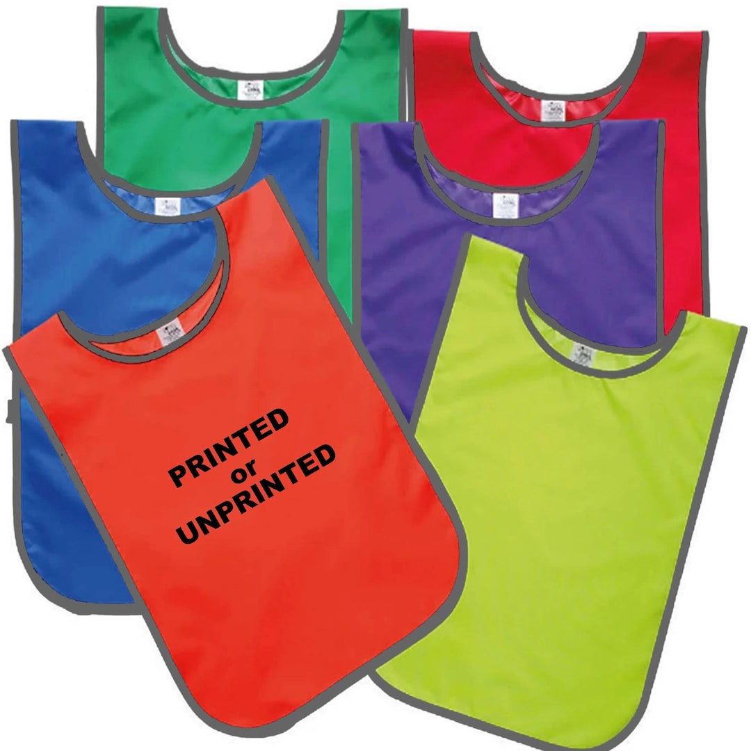 Custom Printed Adult Sports Bib: Reflective Tabard Vest, Event Staff ...