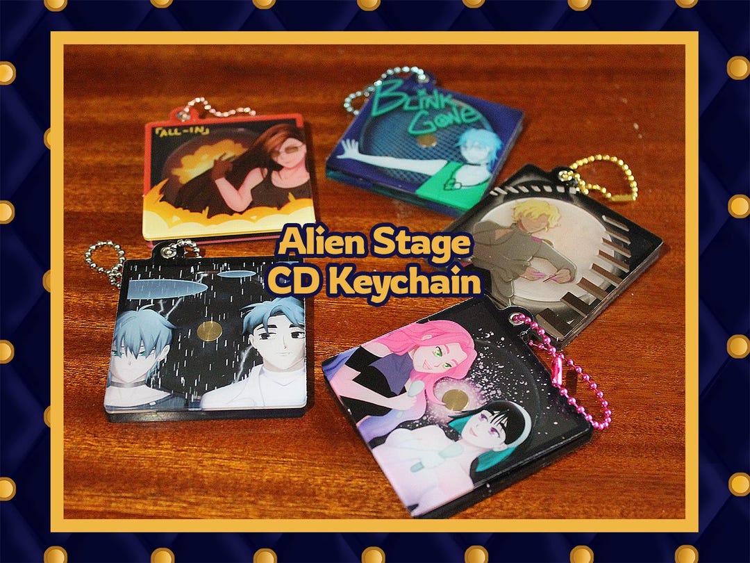 Alien Stage CD Keychain - Etsy