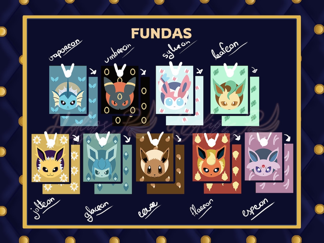 Eeveelutions Book Cover Fundas. - Etsy