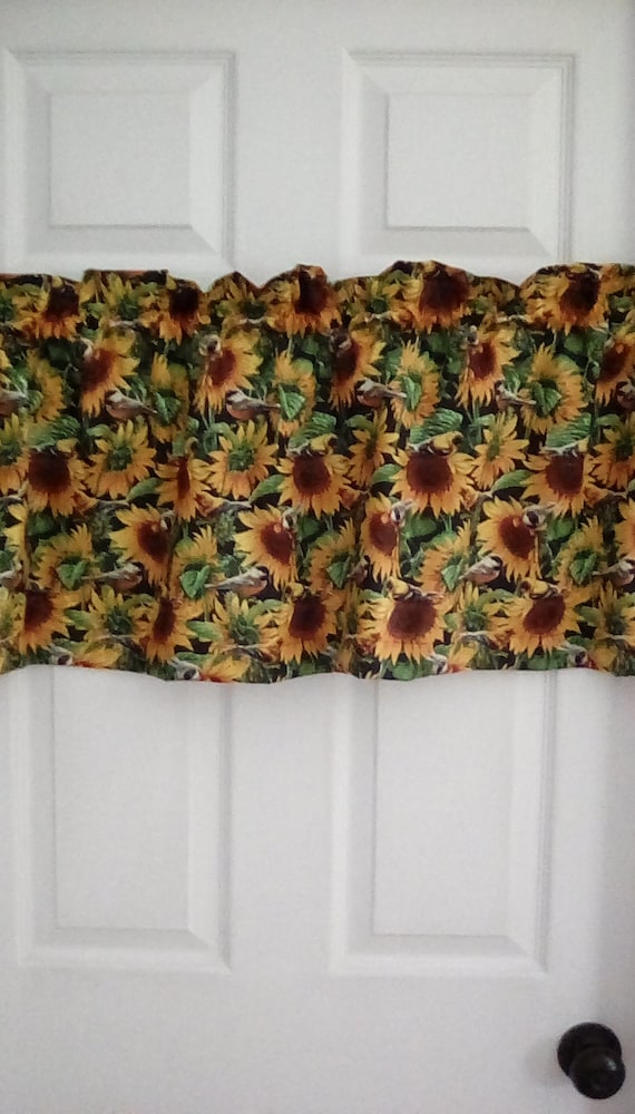 Sunflower Valance | Etsy