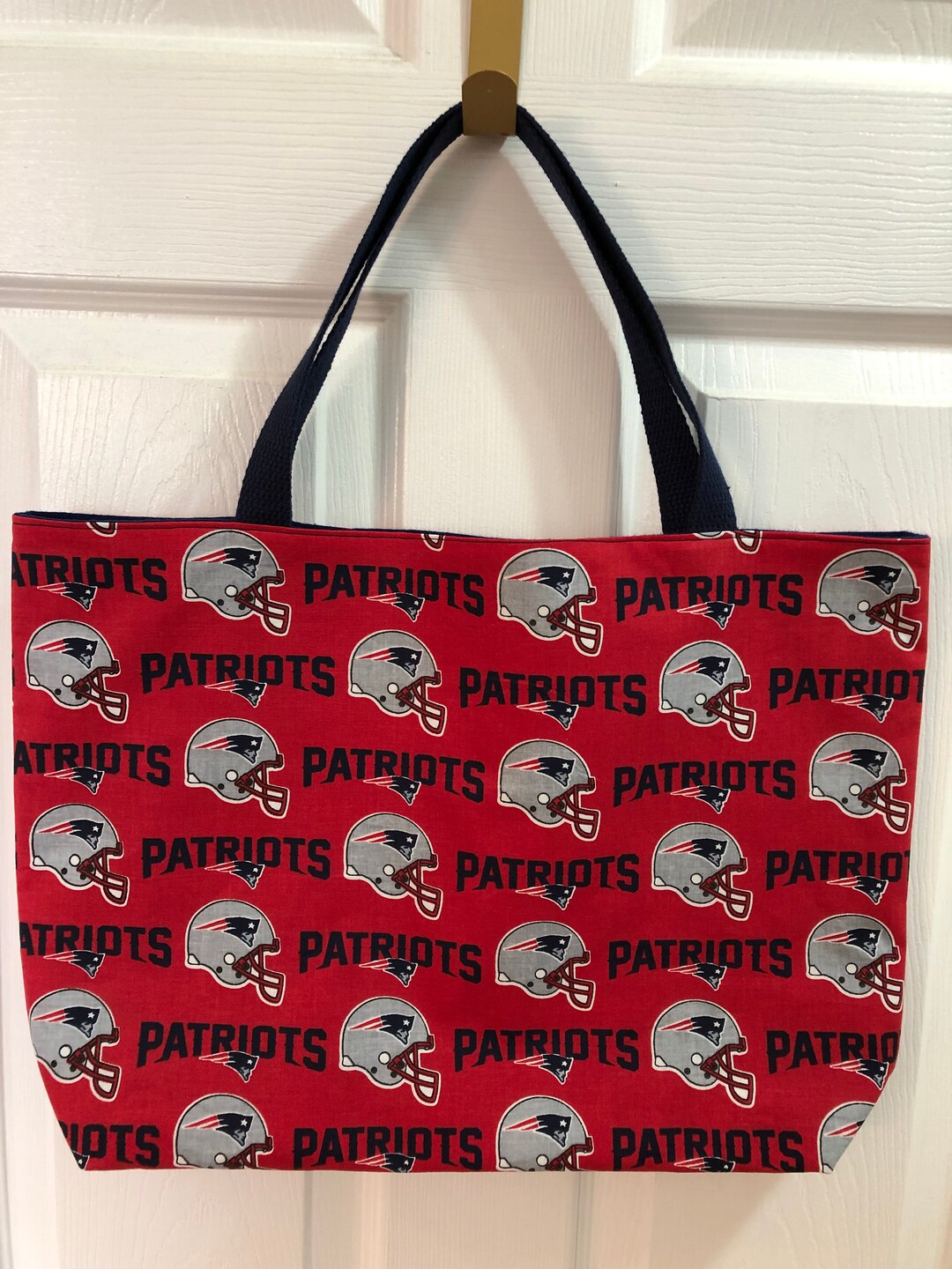 New England Patriots Tote Bag - Etsy