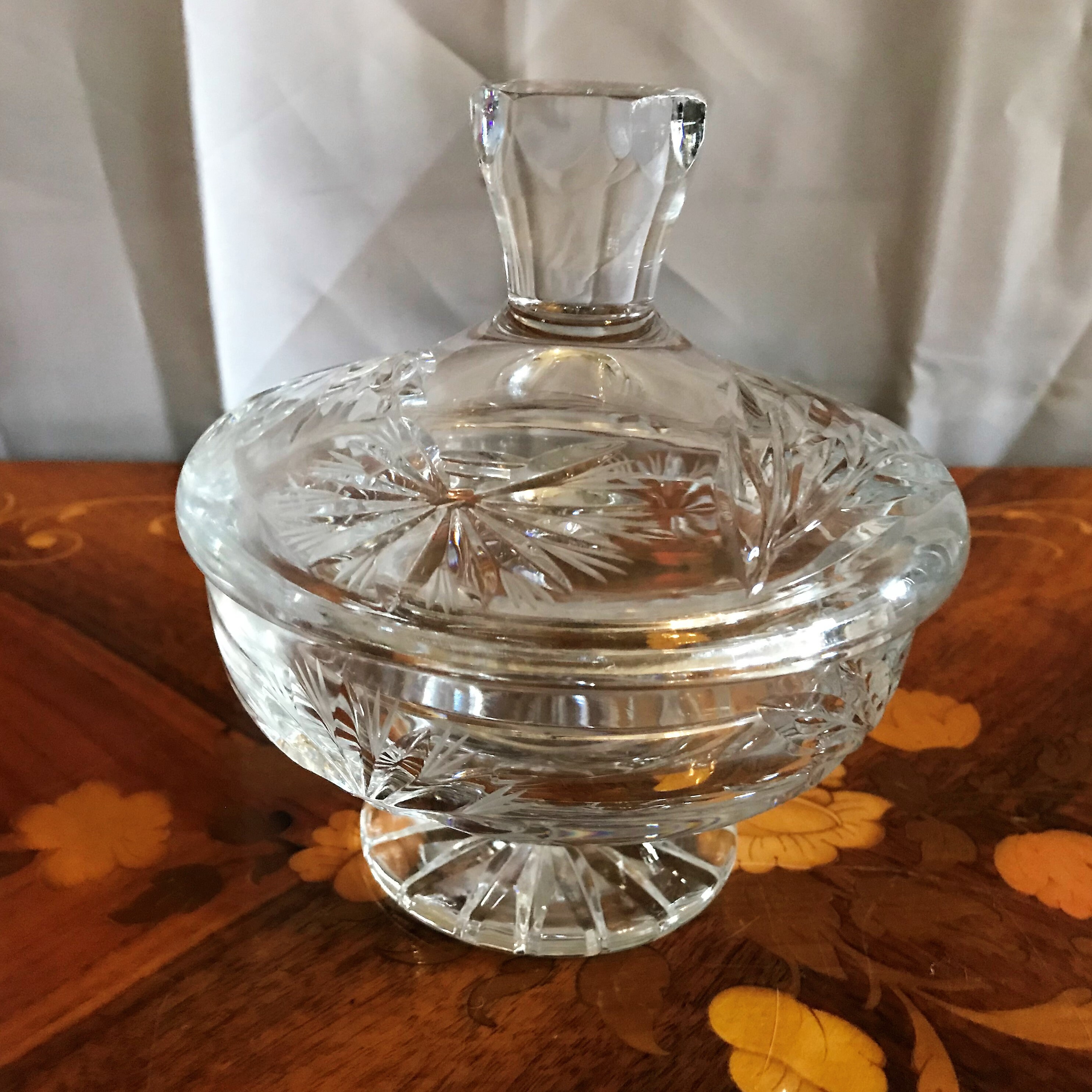 Vintage Irish Lead Crystal Candy Jar Home Decor Cut Glass | Etsy