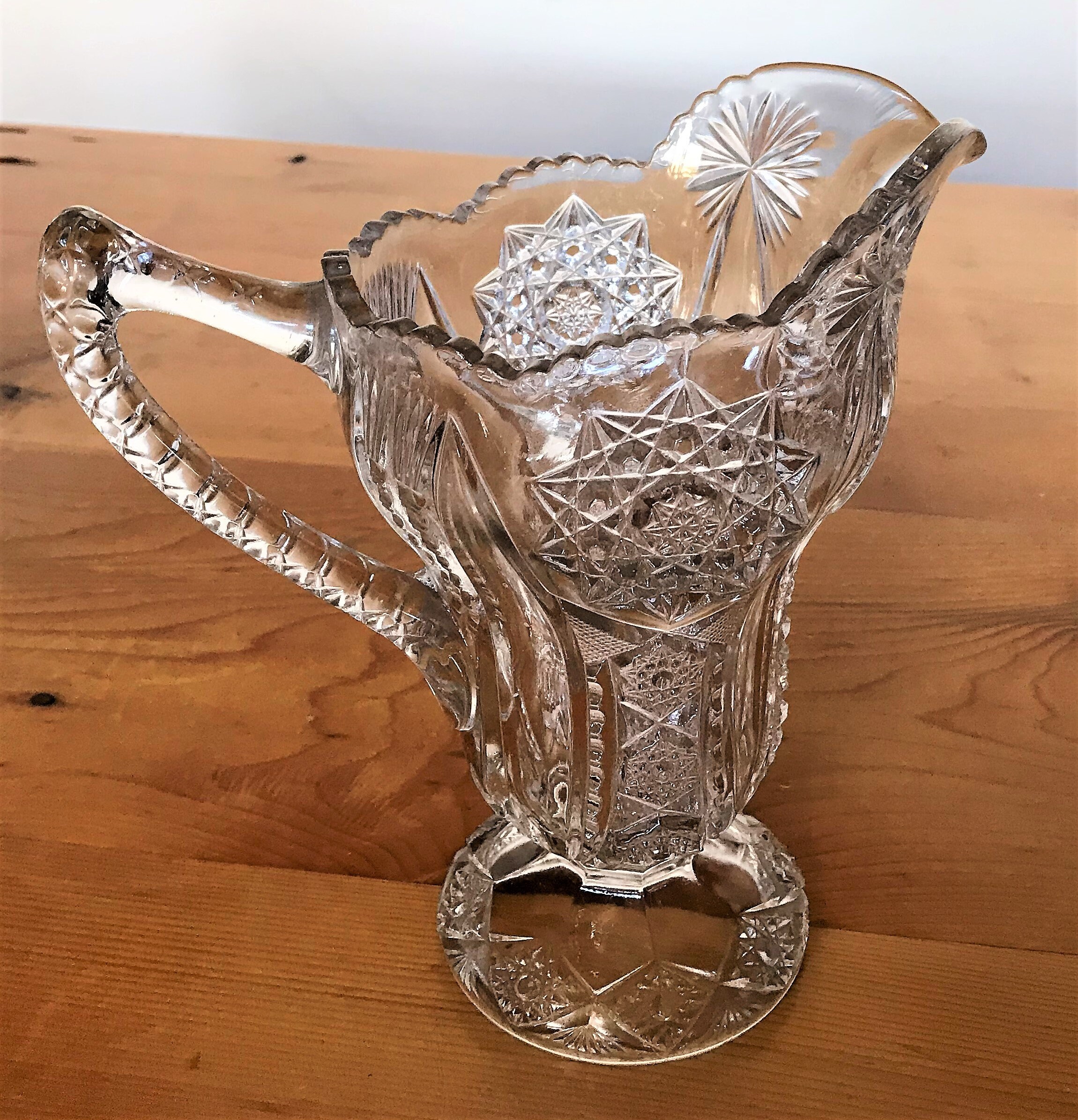 Antique Early American Pattern Glass Pitcher Indiana Glass | Etsy