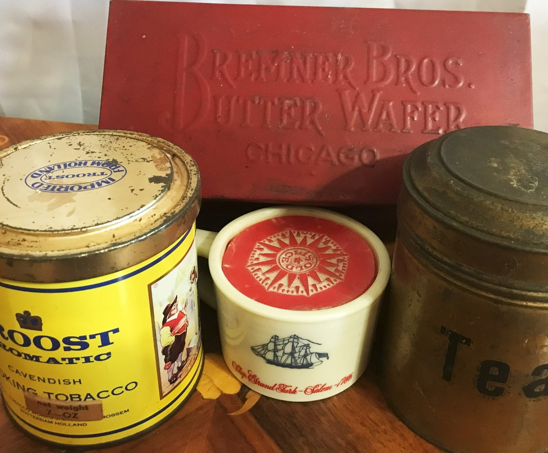 Four Vintage Advertising Tins All in One LOT - Etsy