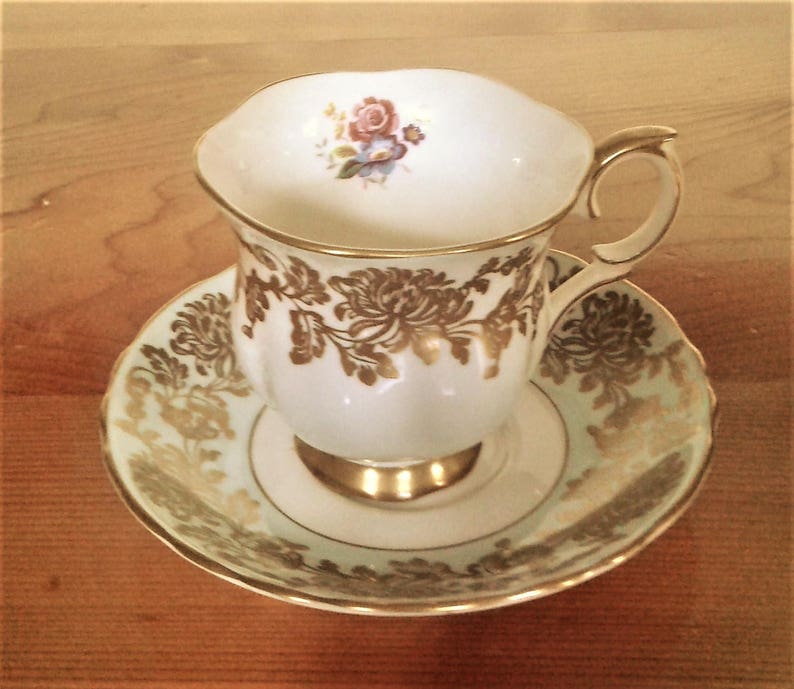 Vintage Fine Bone China Cup and Saucer Made in England - Etsy