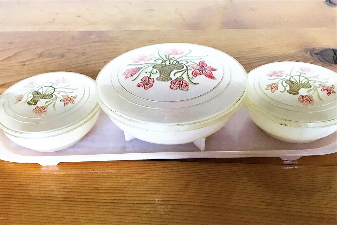 Was 20.00 Now10.00 Three Vintage Mid Century Fosta Plastic Dresser ...