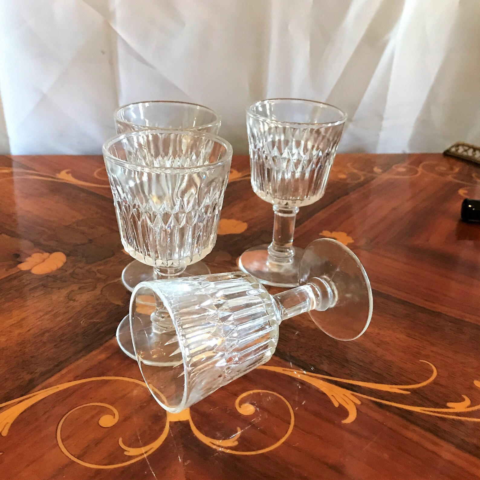 Vintage Set of 4 Sherry Glasses or Cordials Crystal Clear - Etsy