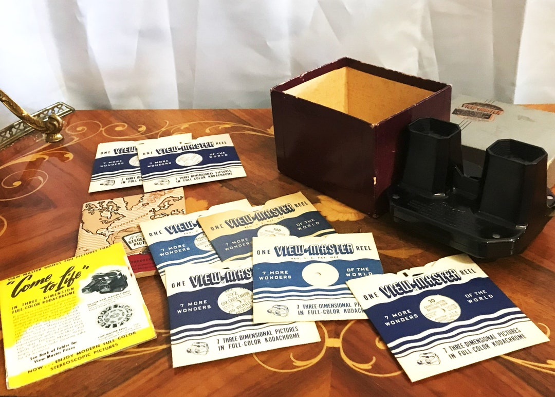 Vintage Sawyer View Master With Extra Reels in Original Box - Etsy
