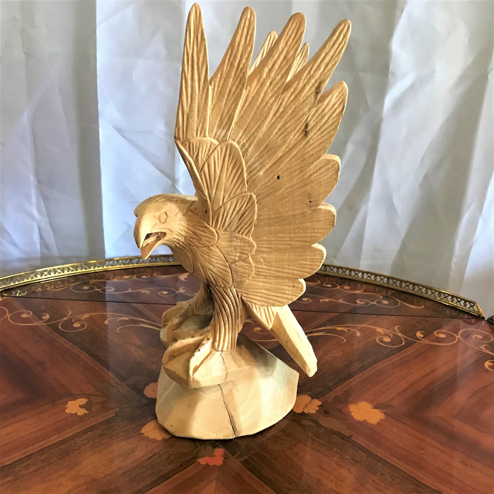 Vintage Hand Carved Wooden American Eagle Bald Eagle Home - Etsy