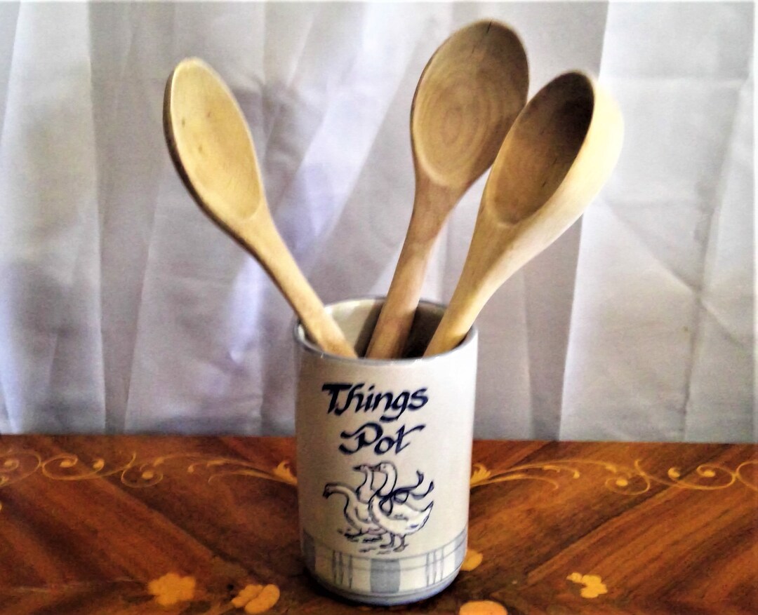 Vintage Louisville Stoneware, Gaggle of Geese Utensil Holder - Etsy