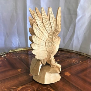Vintage Hand Carved Wooden American Eagle, Bald Eagle, Home Decor ...