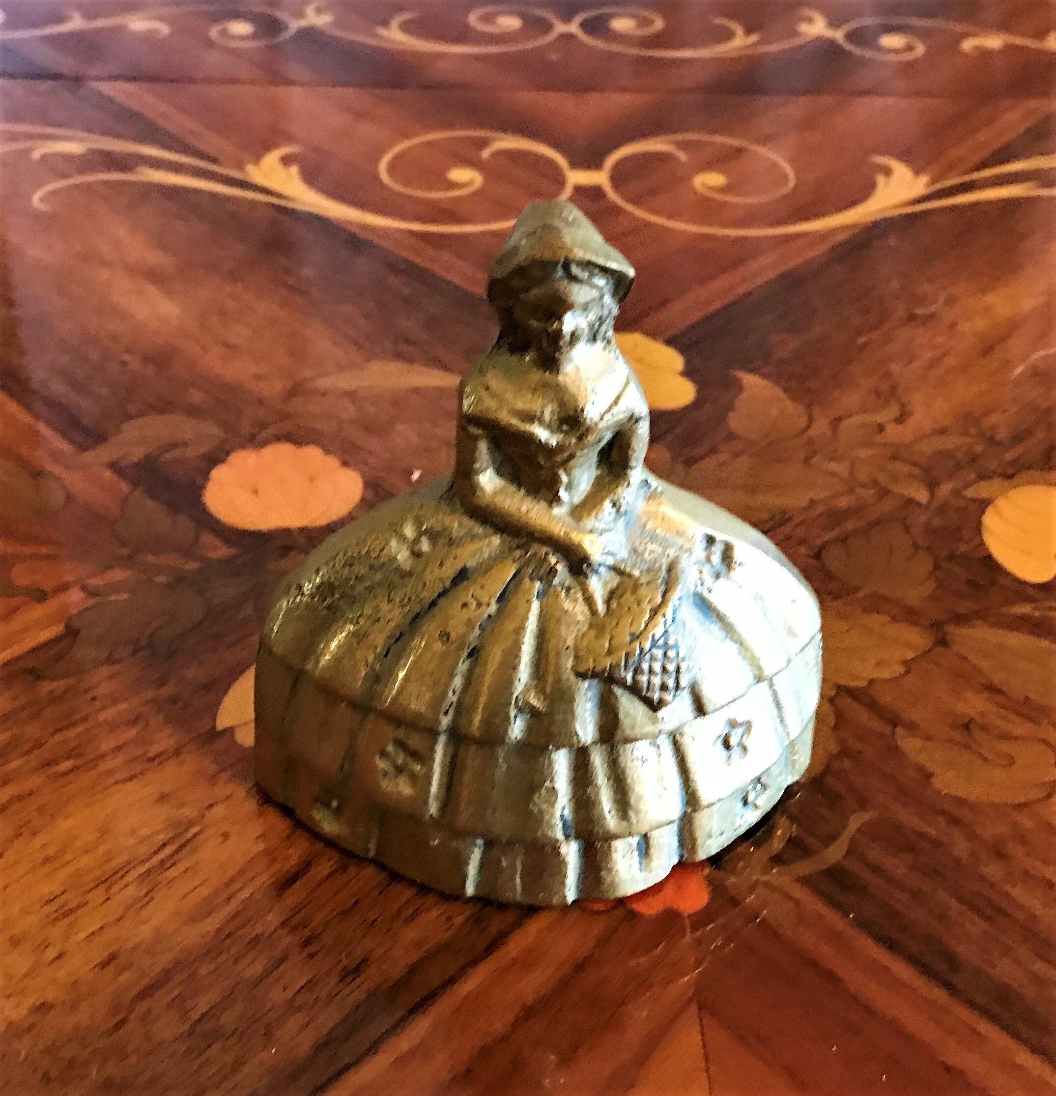 Vintage Brass Lady Figurine Brass Collectible Brass Bell | Etsy