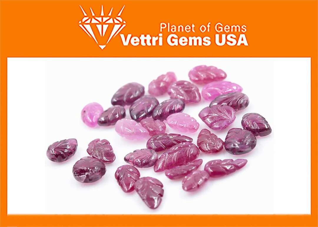 Genuine Ruby Natural Ruby Ruby Leaf July Birthstone Ruby Loose Stone ...