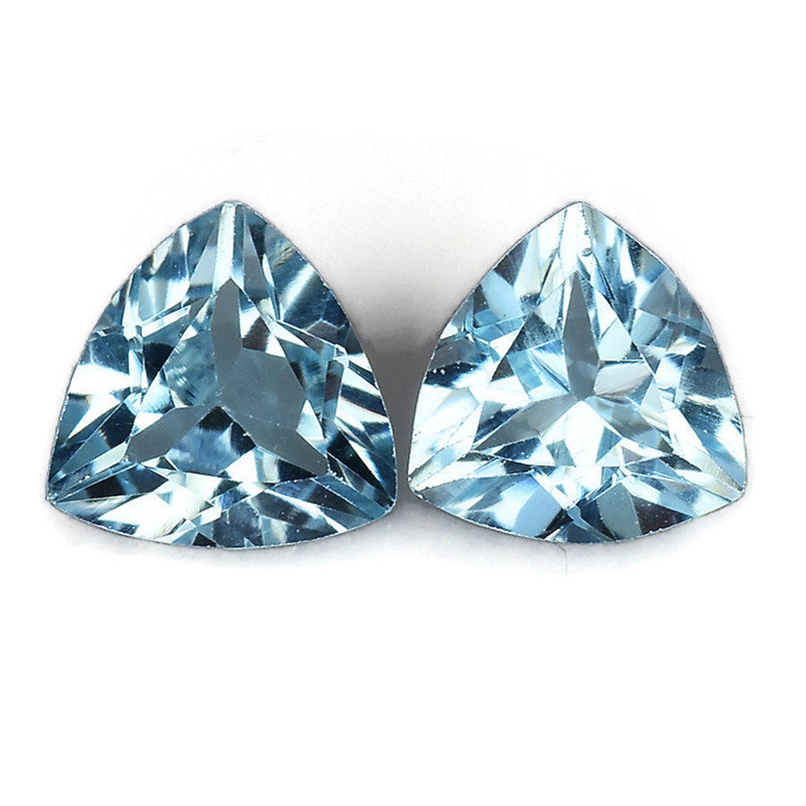 Natural Blue Topaz Gemstone Genuine Blue Topaz Faceted | Etsy