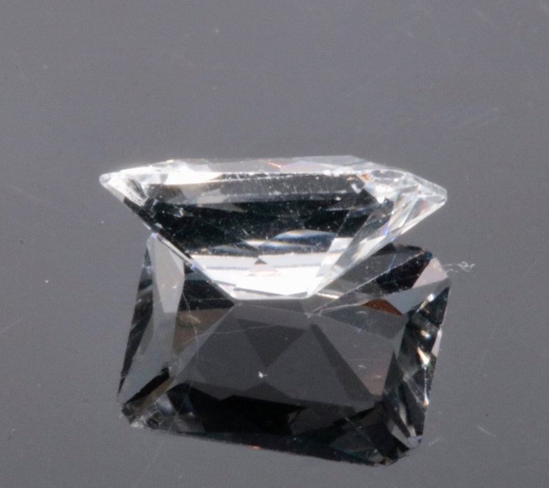 Natural White Topaz Gemstone Genuine White Topaz Faceted - Etsy