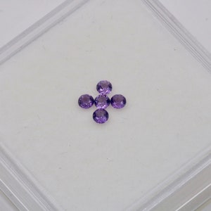 Natural Amethyst Gemstone Melee Amethyst Loose Stone Genuine Amethyst ...