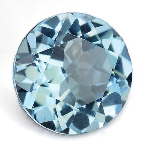 Natural Blue Topaz Gemstone Genuine Blue Topaz Faceted - Etsy