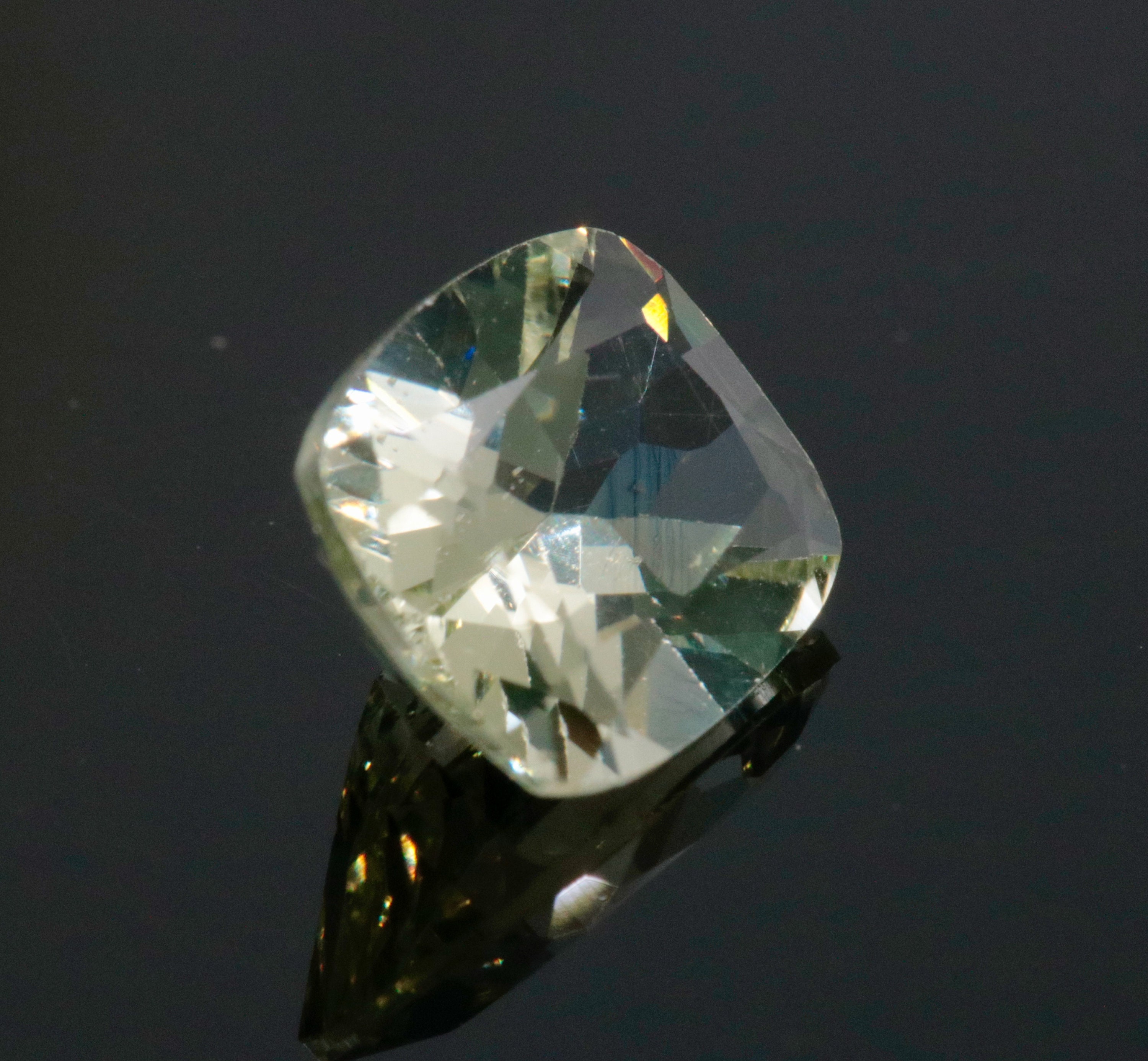 Natural Green Beryl Gemstone Faceted Green Beryl Loose Stone | Etsy