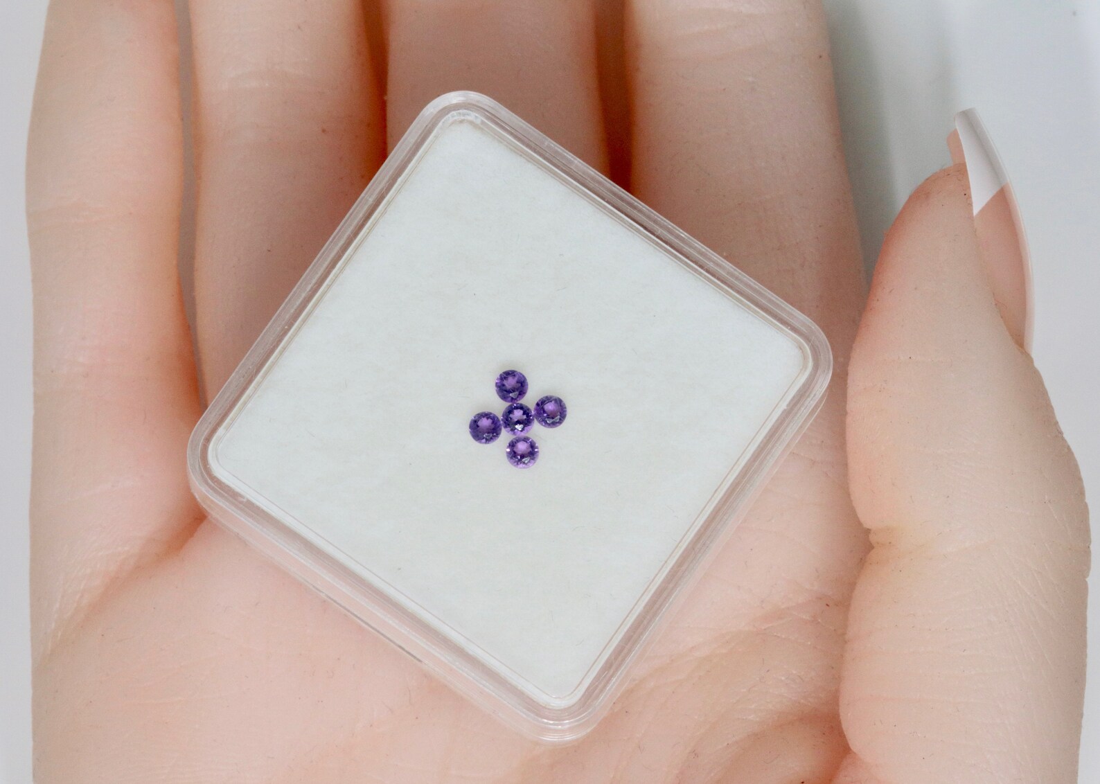 Natural Amethyst Gemstone Melee Amethyst Loose Stone Genuine Amethyst ...