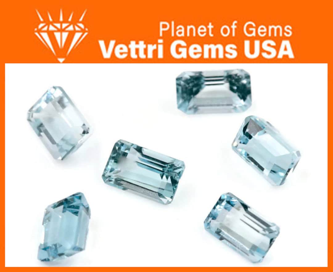 Aquamarine Gemstone Color Chart