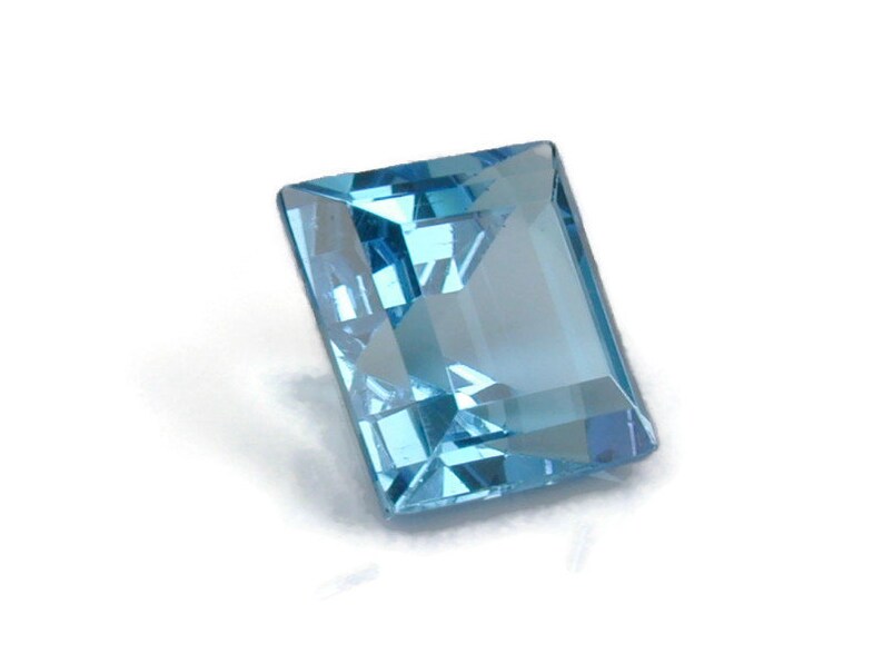 Natural Blue Topaz Gemstone Genuine Blue Topaz Faceted | Etsy